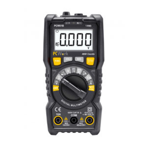 MULTIMETRE DIGITAL ECRAN LCD CAT III 600V PCWORK "PCW01A" - EGM