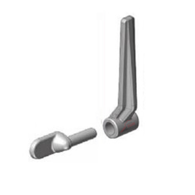 Penture a souder Ø18 haute 170mm avec gond Ø16 | EGM