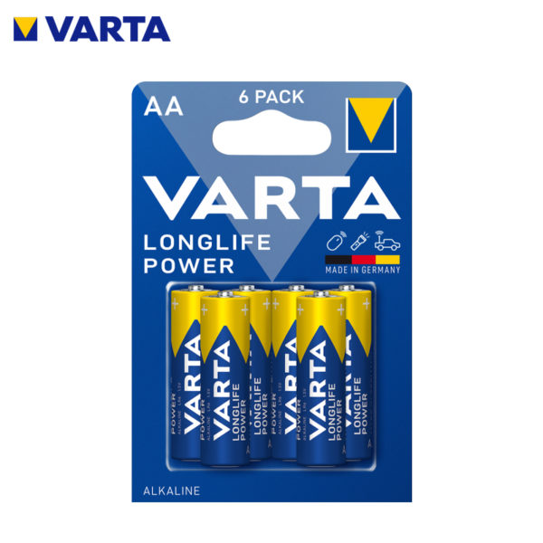 PACK 6 PILES LONGLIFE POWER LR6 AA VARTA | EGM