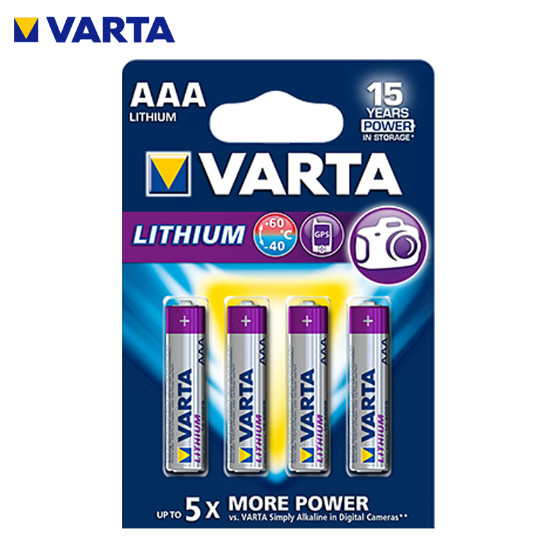 PACK 4 PILES ULTRA LITHIUM AAA LR03 VARTA | EGM