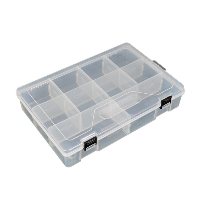 BOITE DE RANGEMENT PLASTIQUE TRANSPARENTE 10 CASSES MJ-TOOLS | EGM