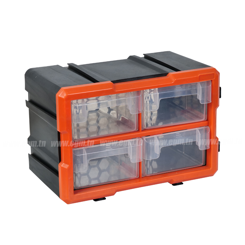 BOITE DE RANGEMENT PLASTIQUE 4 CASSES MJ-TOOLS | EGM