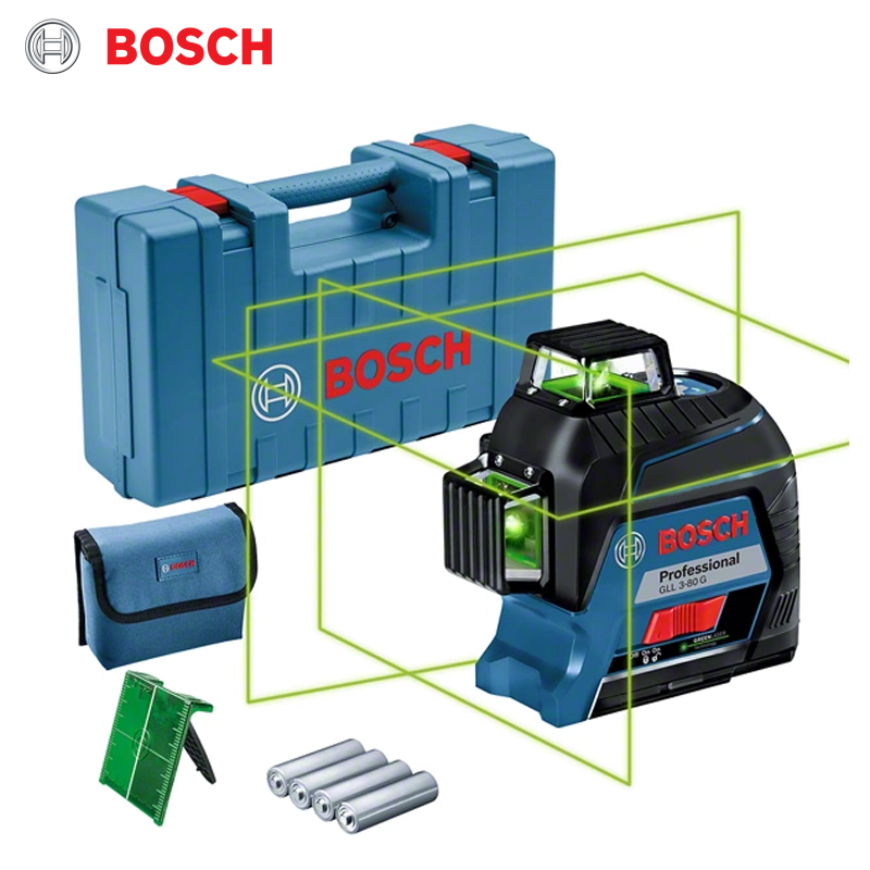 NIVEAU LASER VERT 3 LIGNE GLL 3-80 G BOSCH | EGM