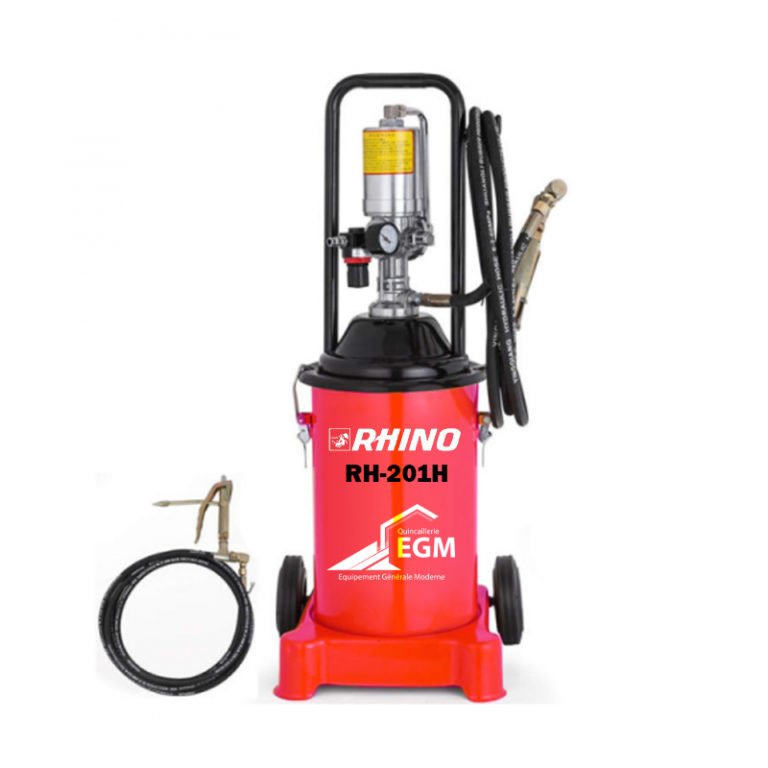 Pompe a graisse pneumatique complet 13 KG RHINO RH-201H | EGM
