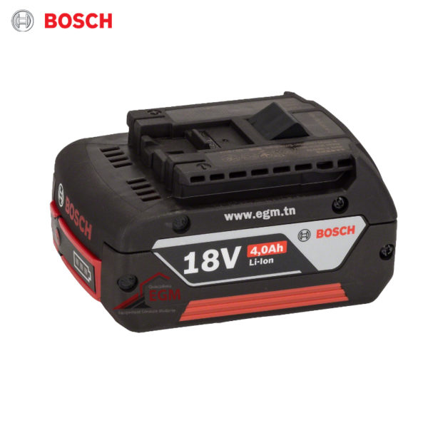 BLOC BATTERIE 4.0 AH 18V LI-ION BOSCH | EGM