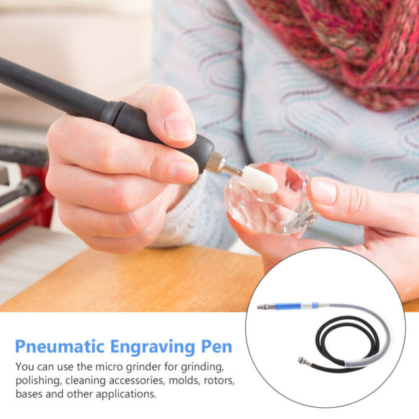 MEULE DROITE FLEXIBLE STYLO PNEUMATIQUE 3.0mm PNEUTREND | EGM