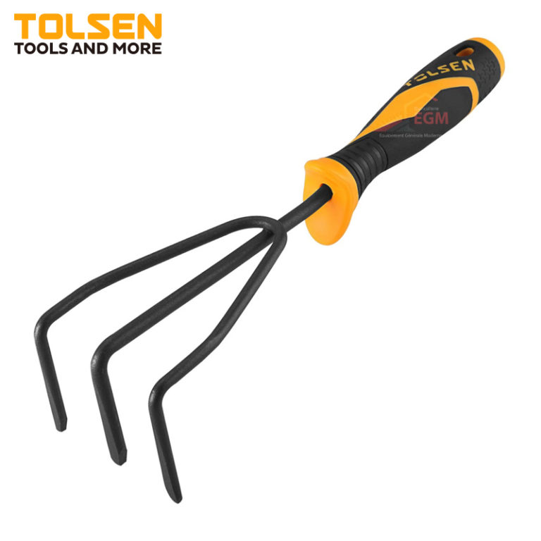 MINI RATEAU DE JARDINAGE 3 DENTS TOLSEN | EGM