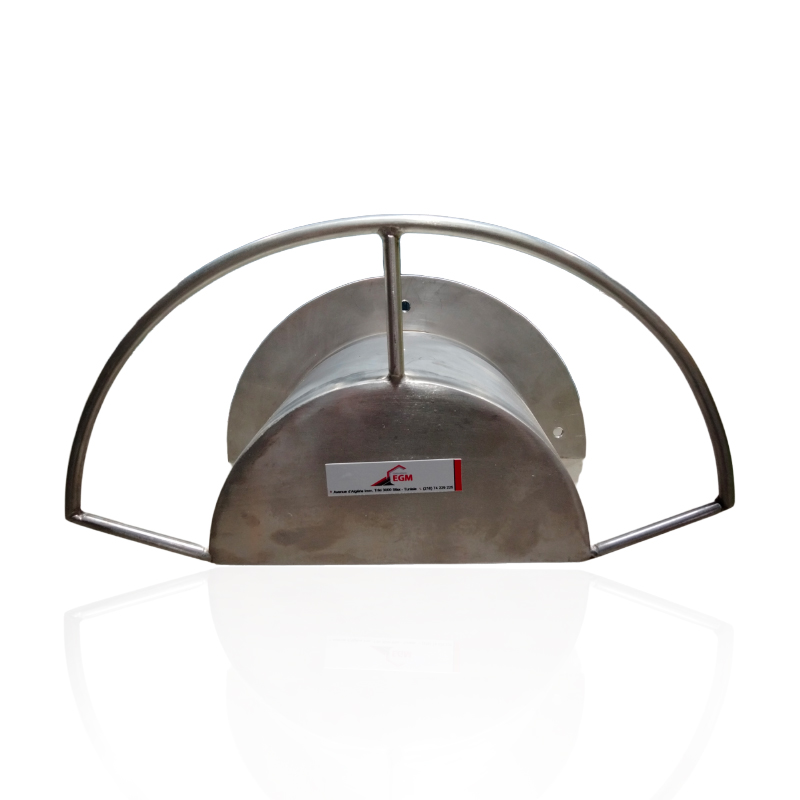 SUPPORT TUYAU MURAL EN INOX | EGM