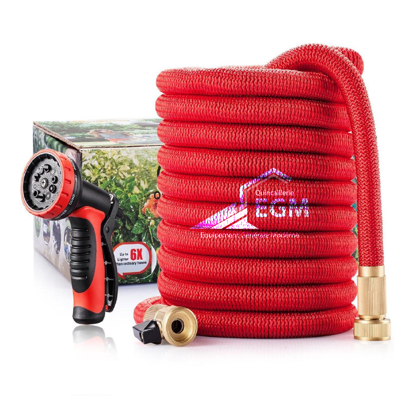 TUYAU EXTENSIBLE MAGIC 5/25 METRE AVEC JET D'EAU | EGM