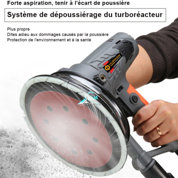 PONCEUSE ENDUIT MURAL AVEC VARIATEUR 180MM 900W HUMHON | EGM