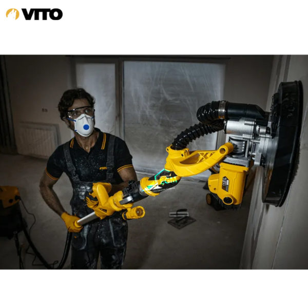 PONCEUSE PLACO-PLATRE EXTENSIBLE AVEC PLATEAU TRIANGULAIRE 710W VITO | EGM