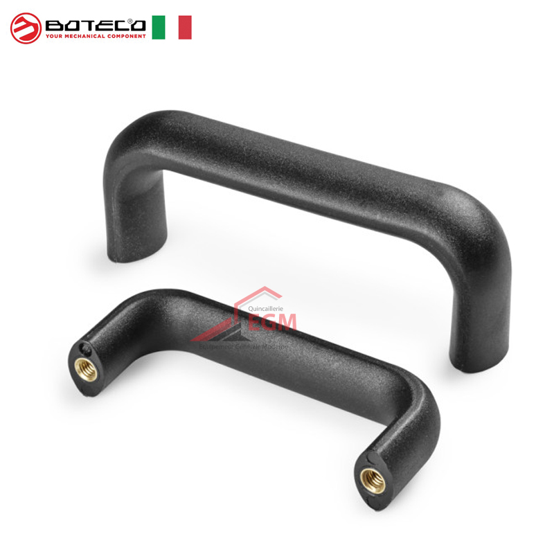 POIGNE FIXE PLEINE TARRAUDE NOIR BOTECO | EGM