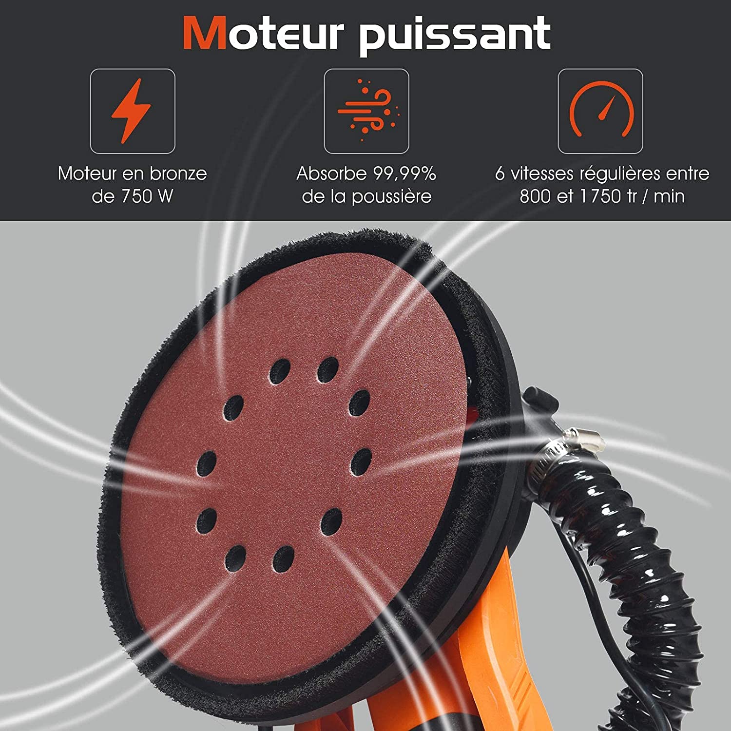 PONCEUSE PLACO-PLATRE 750W HUMHON | EGM