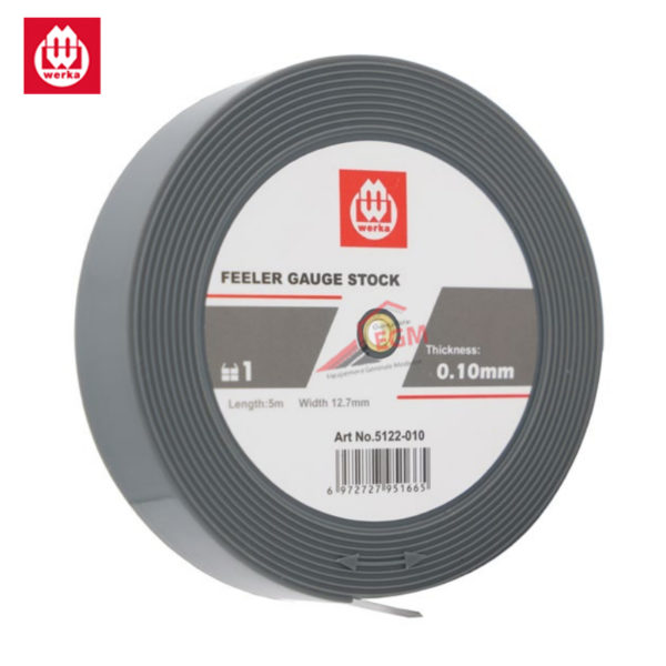 RX RUBAN CLINQUANT EN ACIER EP 0.05MM LONG 5.0M WERKA | EGM