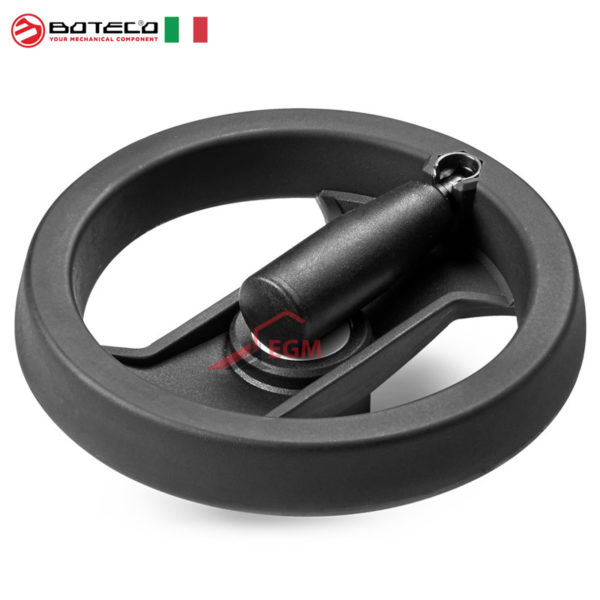 VOLANT DE MANŒUVRE À DEUX RAYONS AVEC MANCHE ROTATIF, PLIABLE BOTECO | EGM