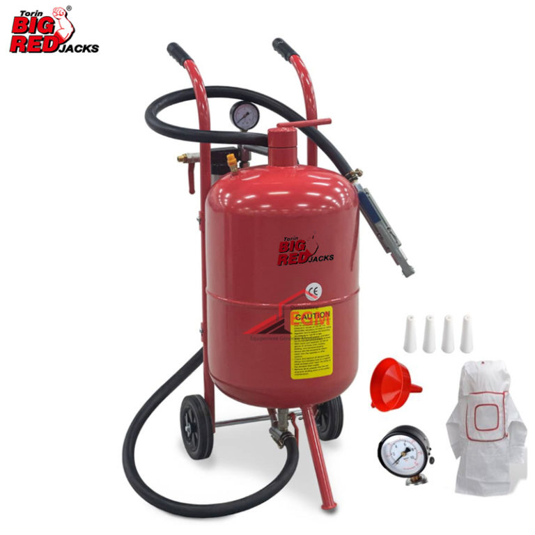 SABLEUSE PORTATIVE PNEUMATIQUE 80L BIG RED | EGM