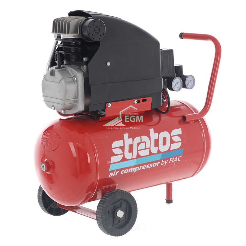 COMPRESSEUR AIR COMBINE 25L LTD HP2 220V STRATOS | EGM