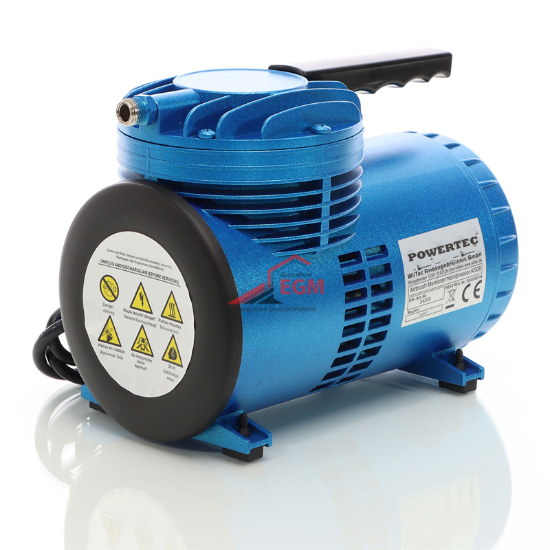 COMPRESSEUR MINI 1/4" 0.25CV 3.5 bar ASO6 POWERTEC - EGM