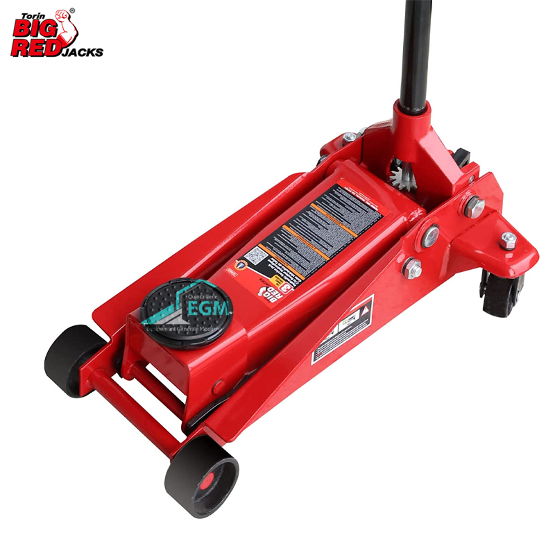 CRIC ROULEUR SIMPLE PISTON 3.0T L 571MM BIG RED - EGM