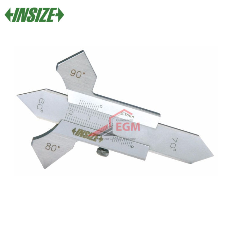 JAUGE DE SOUDURE 0.8-0.20MMX0.1MM 60°/70°/80°/90° 4830 INSIZE | EGM