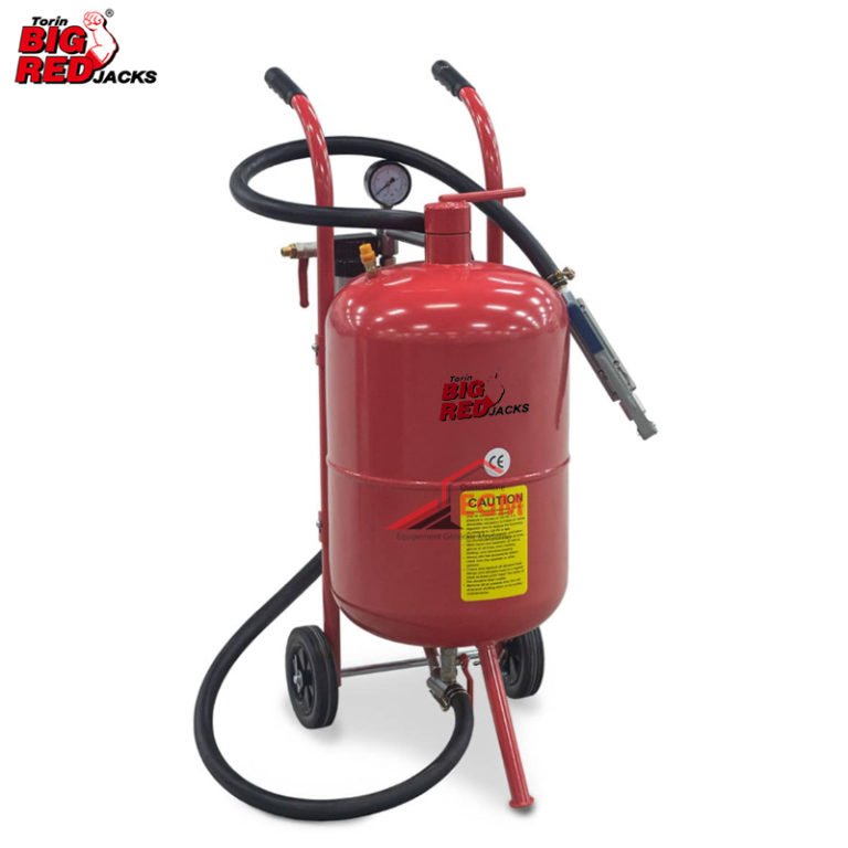 SABLEUSE PROTATIF PNEUMATIQUE 80L BIG RED - EGM