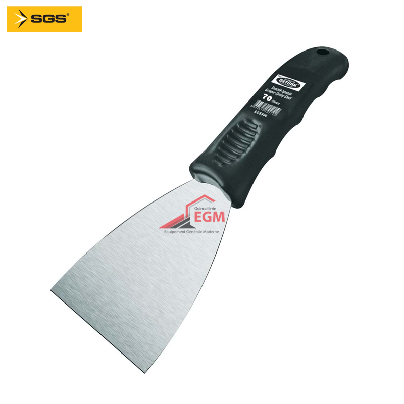 COUTEAU MASTIC DE 70 MM MANCHE COUDE SGS | EGM