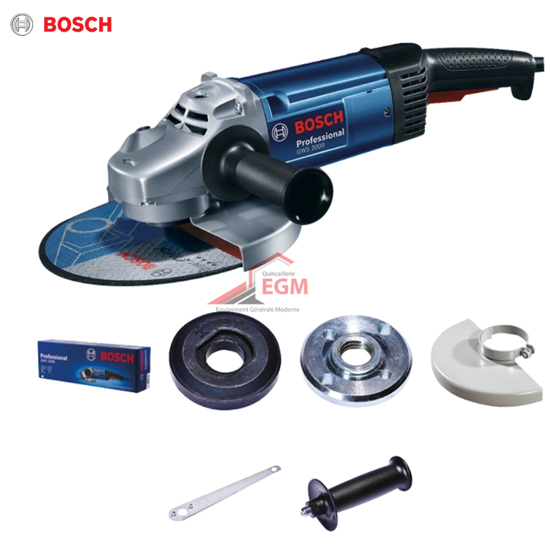 MEULE A DISQUE 230MM GWS 2000-230 2000W 6500t/min BOSCH | EGM