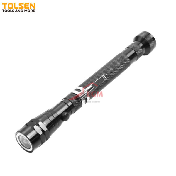 TORCHE AVEC RALANGE TETE & BASE MAGETIQUE 3 LED TOLSEN | EGM