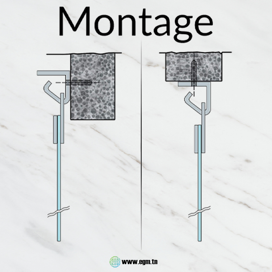 CHARNIERE LANIER EN INOX 300 MM | EGM CHARNIERE LANIER EN INOX 300 MM | EGM