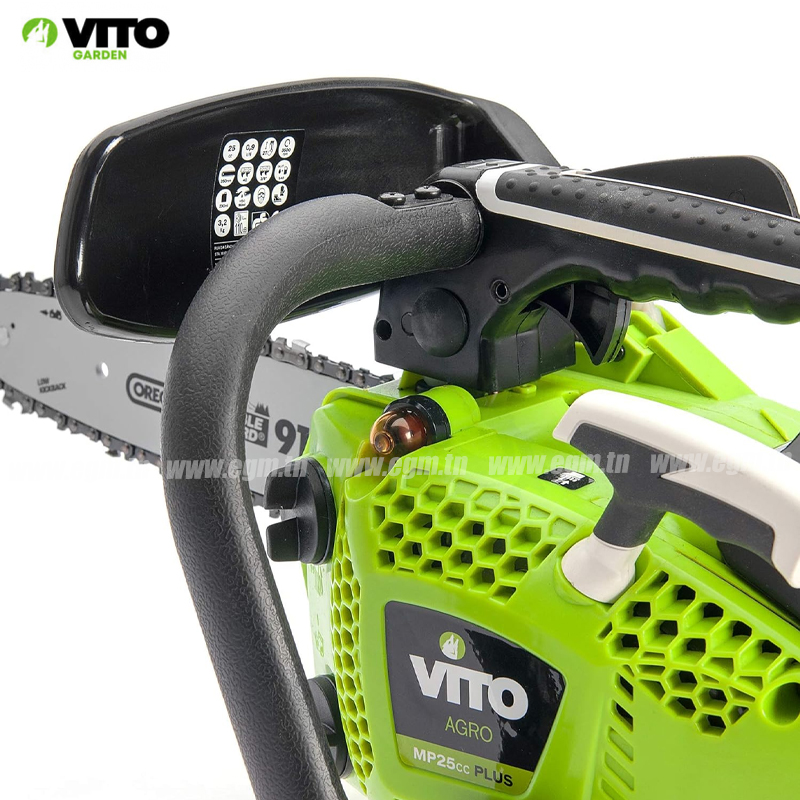 TRANCONEUSE A CHAINE THERMIQUE 25CC 10" 2T 250MM VITO | EGM