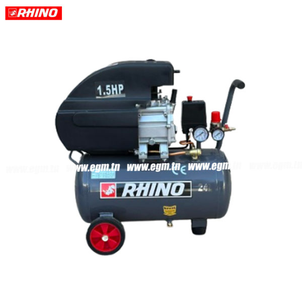 COMPRESSEUR D'AIR 25L 1.5HP 220V RHINO | EGM