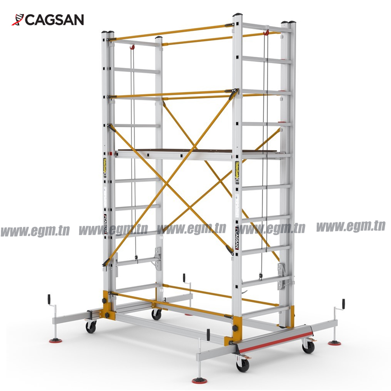 ECHAFAUDAGE EN ALUMINIUM MODULAIRE H5.6 S005XL FP CAGSAN | EGM