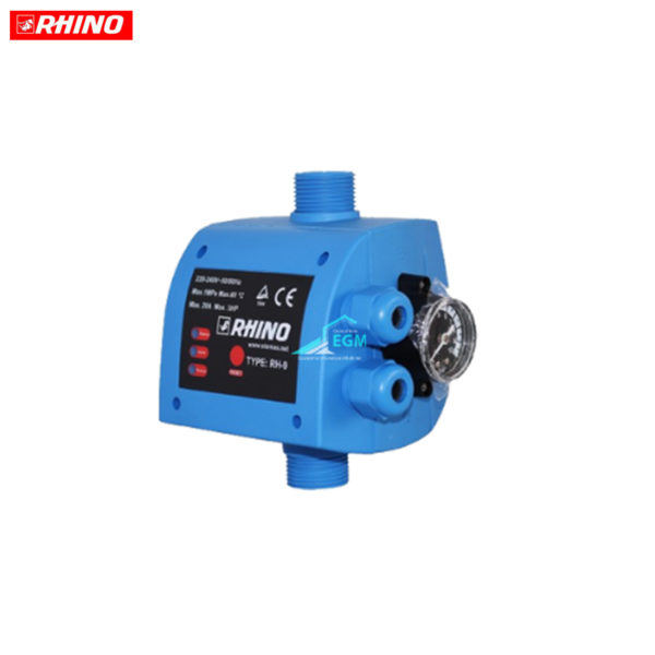 AUTOMATIQUE PRESSE CONTROL AVEC MANO BLEU IP65 RHINO | EGM