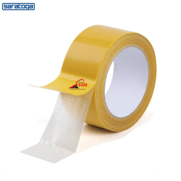 ROULEAU SCOTCH DOUBLE FACE AVEC TOILE 50X25M REF4030 SARATOGA | EGM